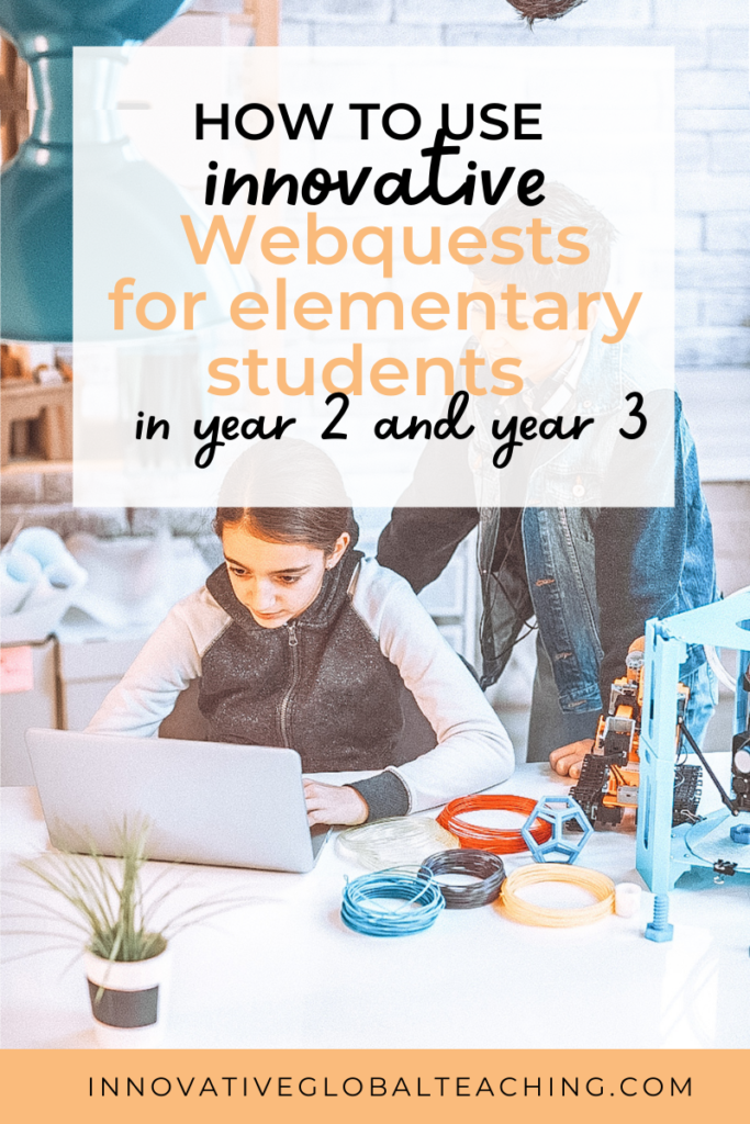 How to use Innovative Webquest for Elementary Students in Year 2 and ...